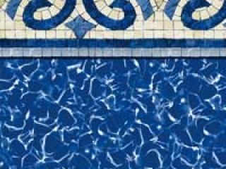 Pattern - Oxford Tile/Reflections - Mid State Pool Liners