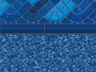 Pattern - Blue Raleigh Blue Laguna - Mid State Pool Liners