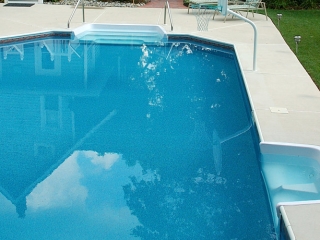 Acrylic Fiberglass Stairs - Mid State Pool Liners